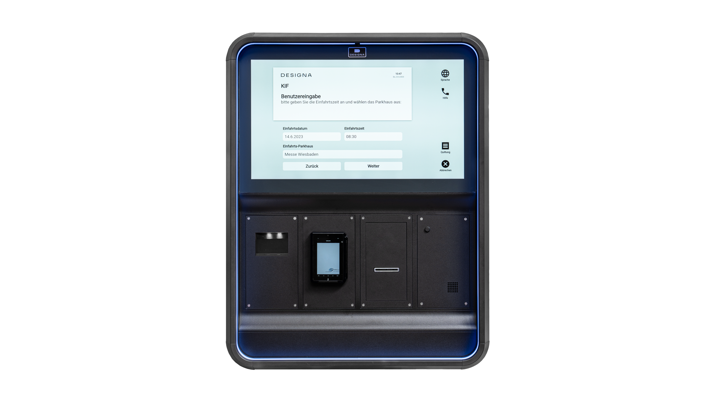Automatic Pay Stations for Parking Systems | CONNECT PAY | Designa
